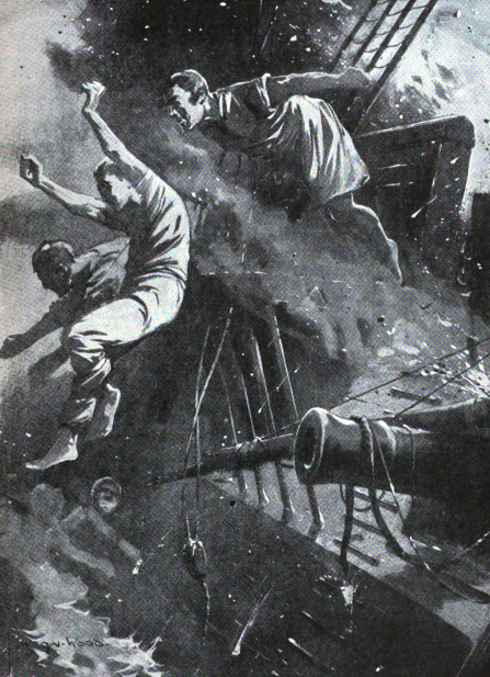 A Fire Destroys H.M.S. “Bombay” | Quintus Curtius